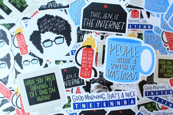 IT Crowd Quote Vinyl Stickers 6 Styles - Etsy