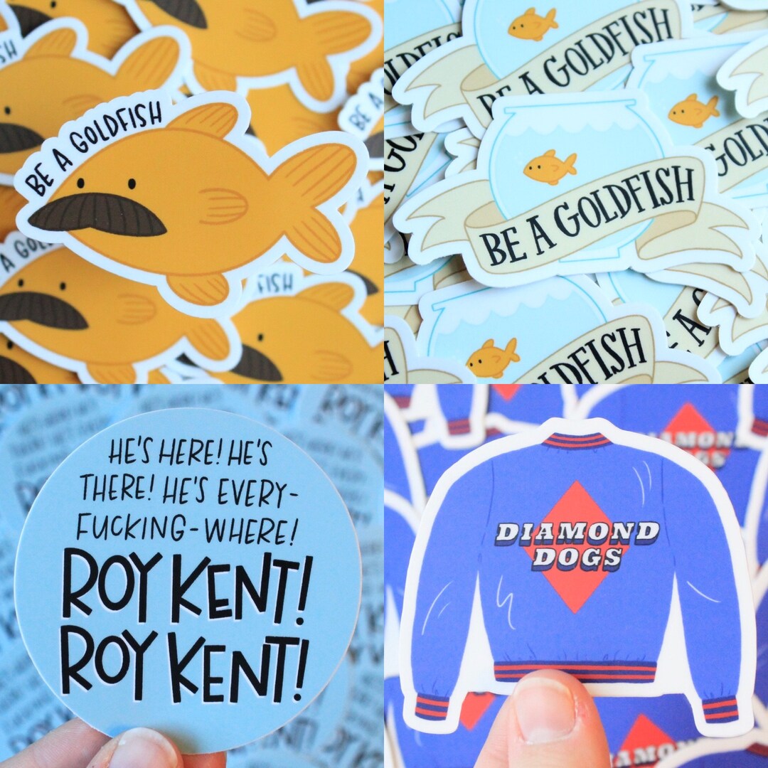 Be a Goldfish and More TL Vinyl Stickers - Etsy