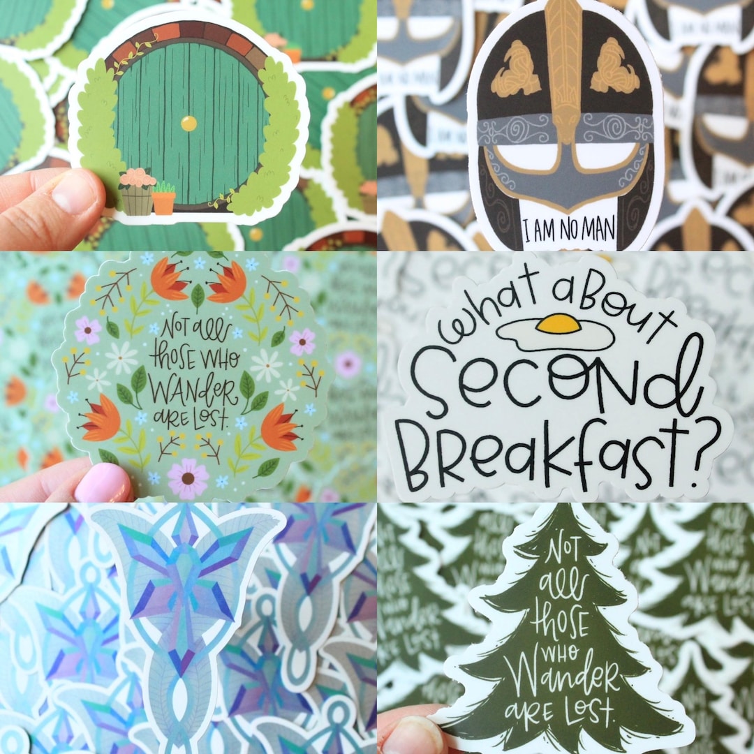 Lord of the Rings, Hobbit, Lotr Vinyl Stickers - Etsy