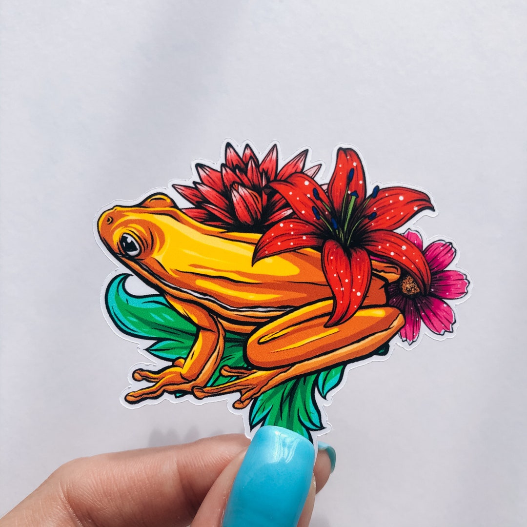 Coqui Puerto Rico Flower Die-cut Sticker Latin Sticker - Etsy