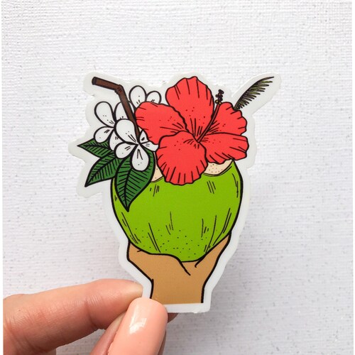 Puerto Rico Florece Sticker - Etsy