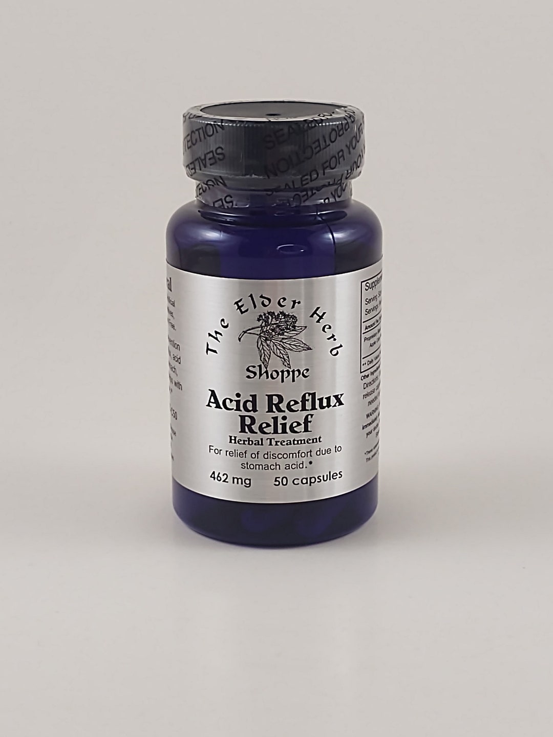 Acid Reflux Relief Capsules 50 Count - All Natural - Fast Relief - IBS ...