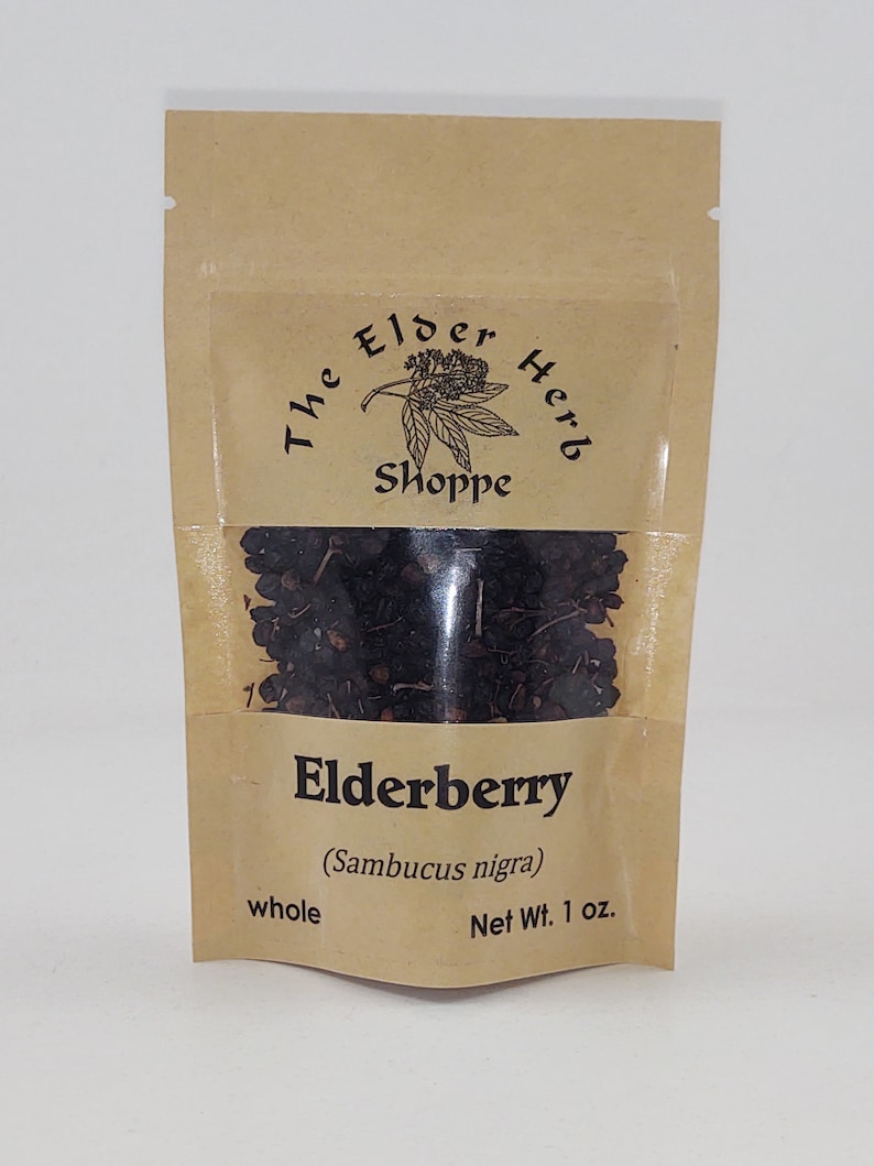 Elderberry Whole 1 Oz Sambucus Nigra the Elder Herb Shoppe - Etsy