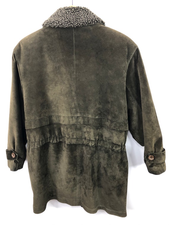 Vintage Danier Leather Sued Jacket Womens Medium Shea… - Gem