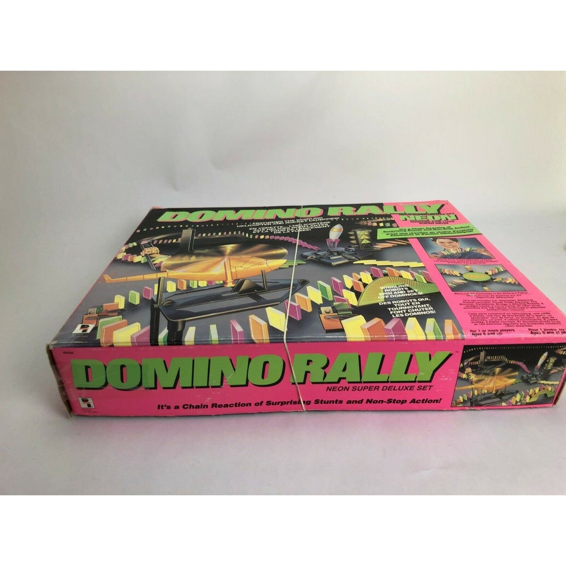 Vintage Domino Rally Neon Super Deluxe Set Stunt Helicopter - Etsy