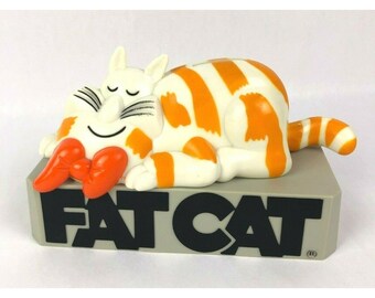 Fat Cat Piggy Bank | Etsy