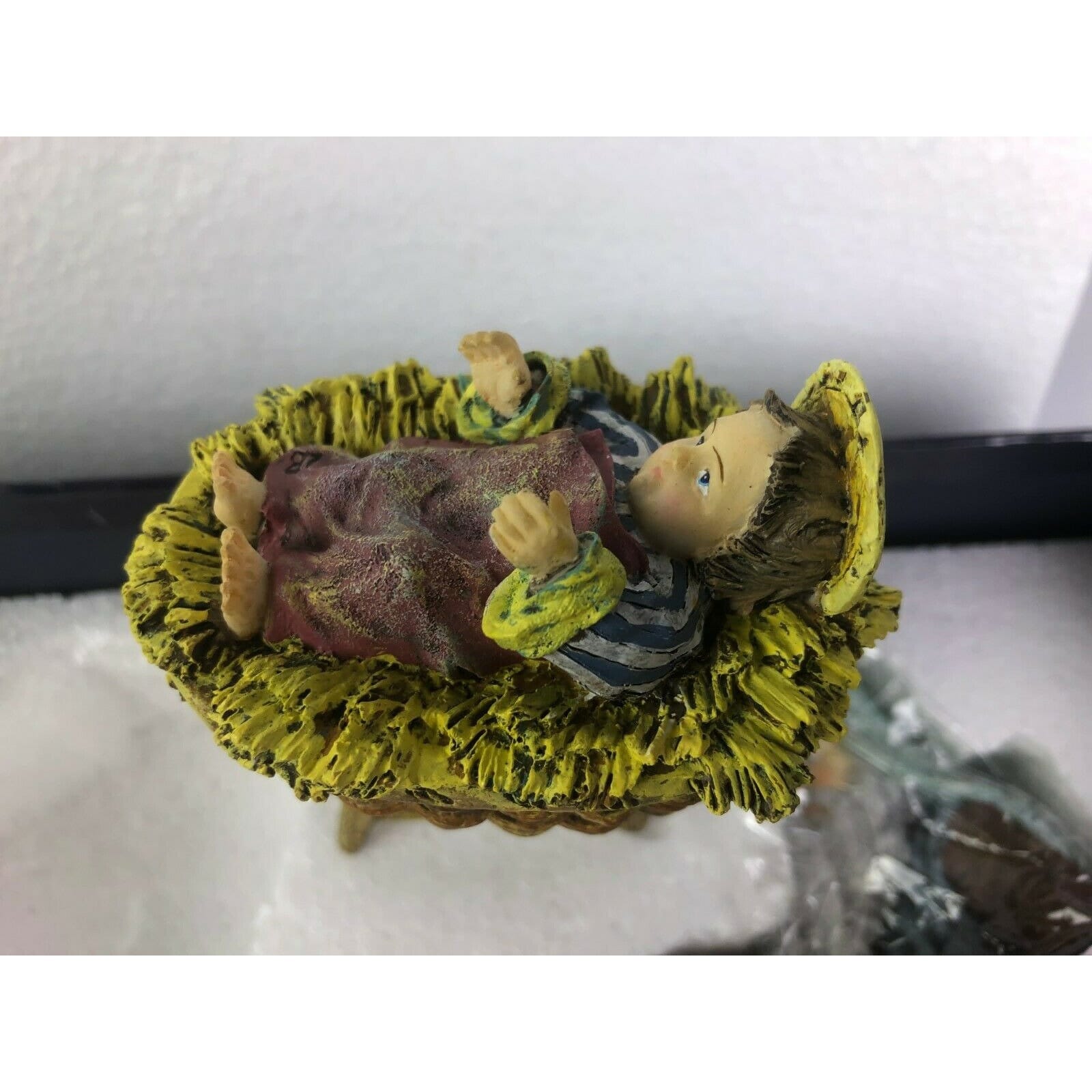 Vintage Lang and Wise Nativity Lisa Blowers Away in a Manger 8 Pc 1997 ...