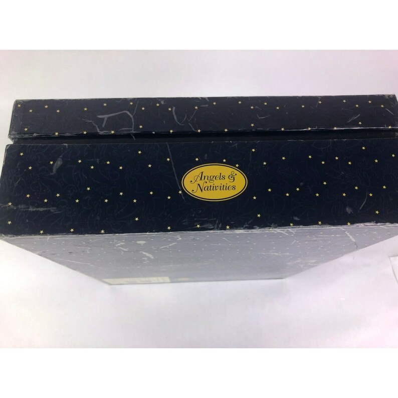 Vintage Lang and Wise Nativity Lisa Blowers Away in a Manger 8 Pc 1997 ...