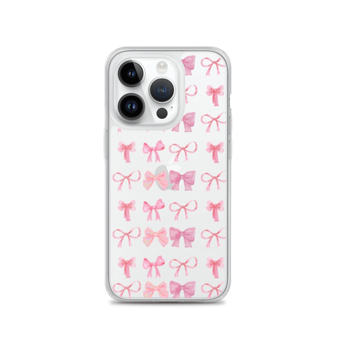 Bow Phone Case, Bow iPhone Case, Pink Bow Phone Case, iPhone Case Cute ...