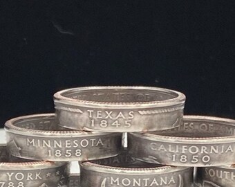 Texas Coin Ring | Etsy
