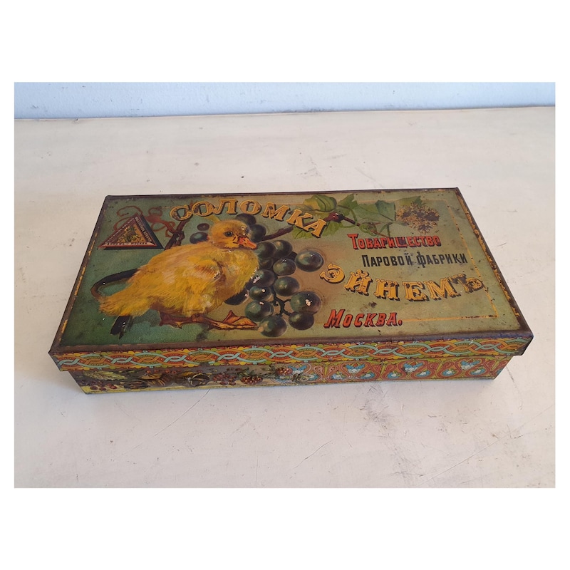 Russian Tin Box - Etsy