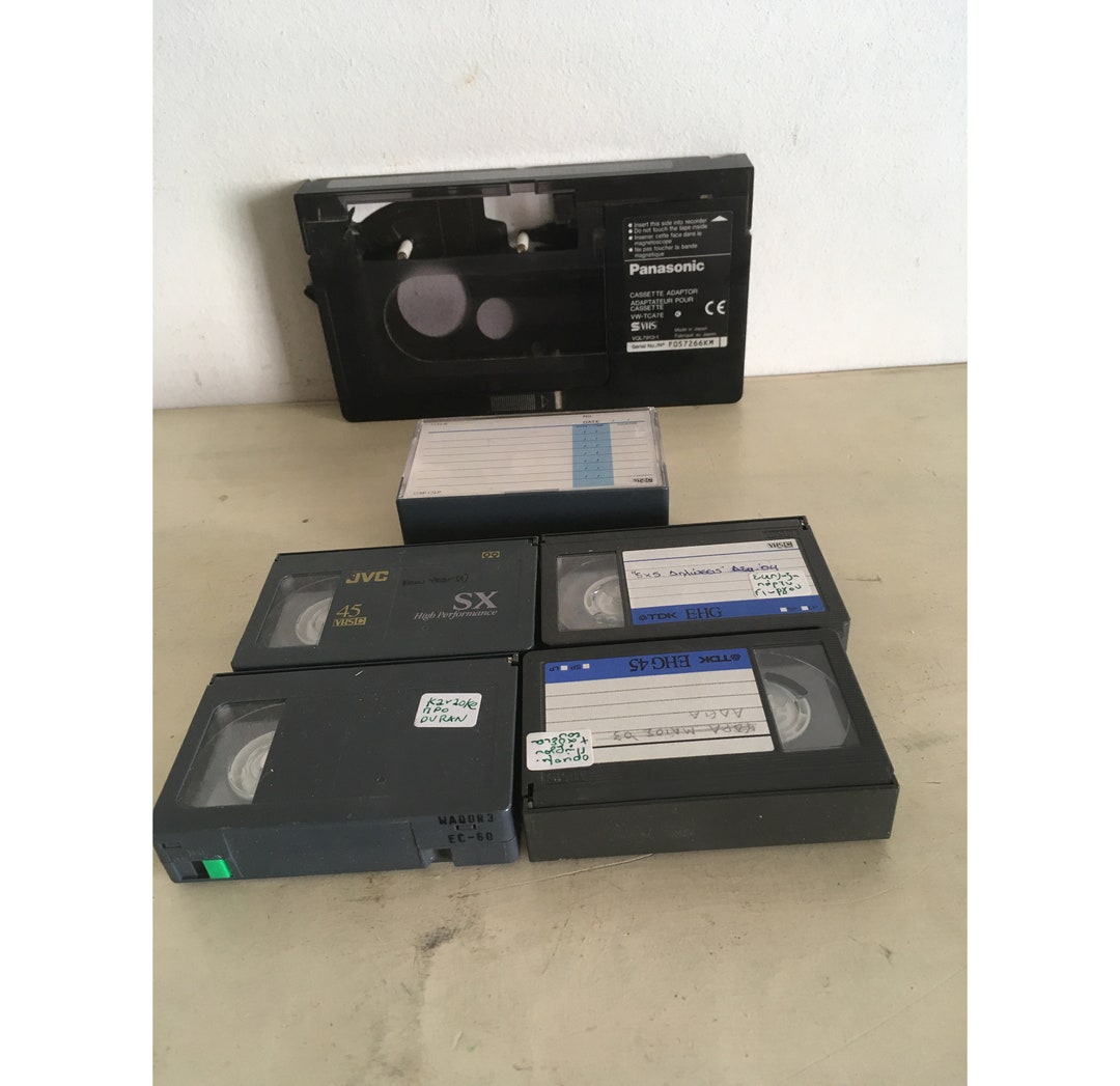 Panasonic VHSC to VHS Cassete Tape Adapter With Five VHS-C 45 - Etsy