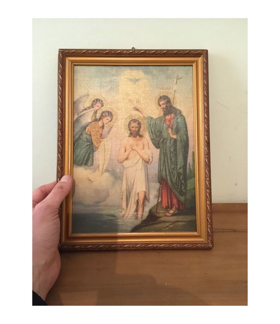 Christian Orthodox Framed Print. Jesus Christ Icon. | Etsy