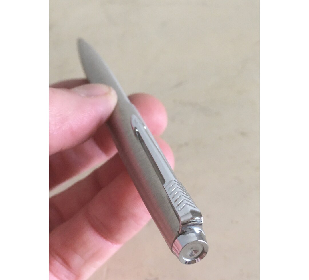 Push Mechanism Silver Tone Parker Ballpoint Pen. Vintage Parker Pen ...