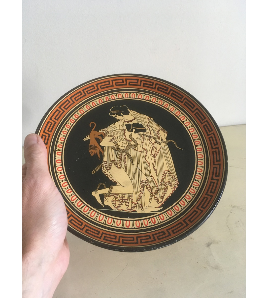 Fight of Peleus With Thetis Handmade Greek Mythology Vessel - Etsy
