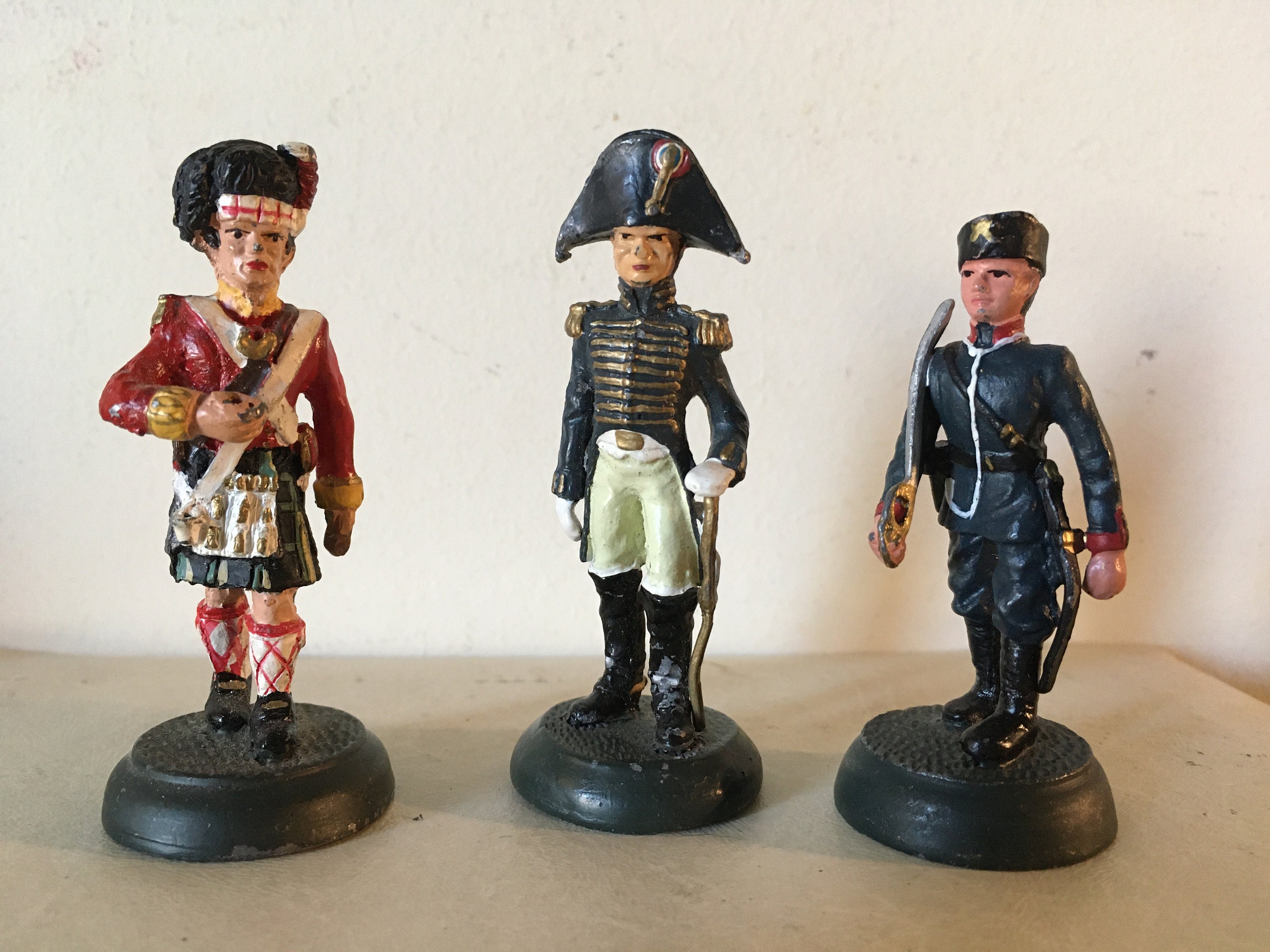 Vintage Lead Hand-painted Soldiers. Collectible Lot of 7 | Etsy
