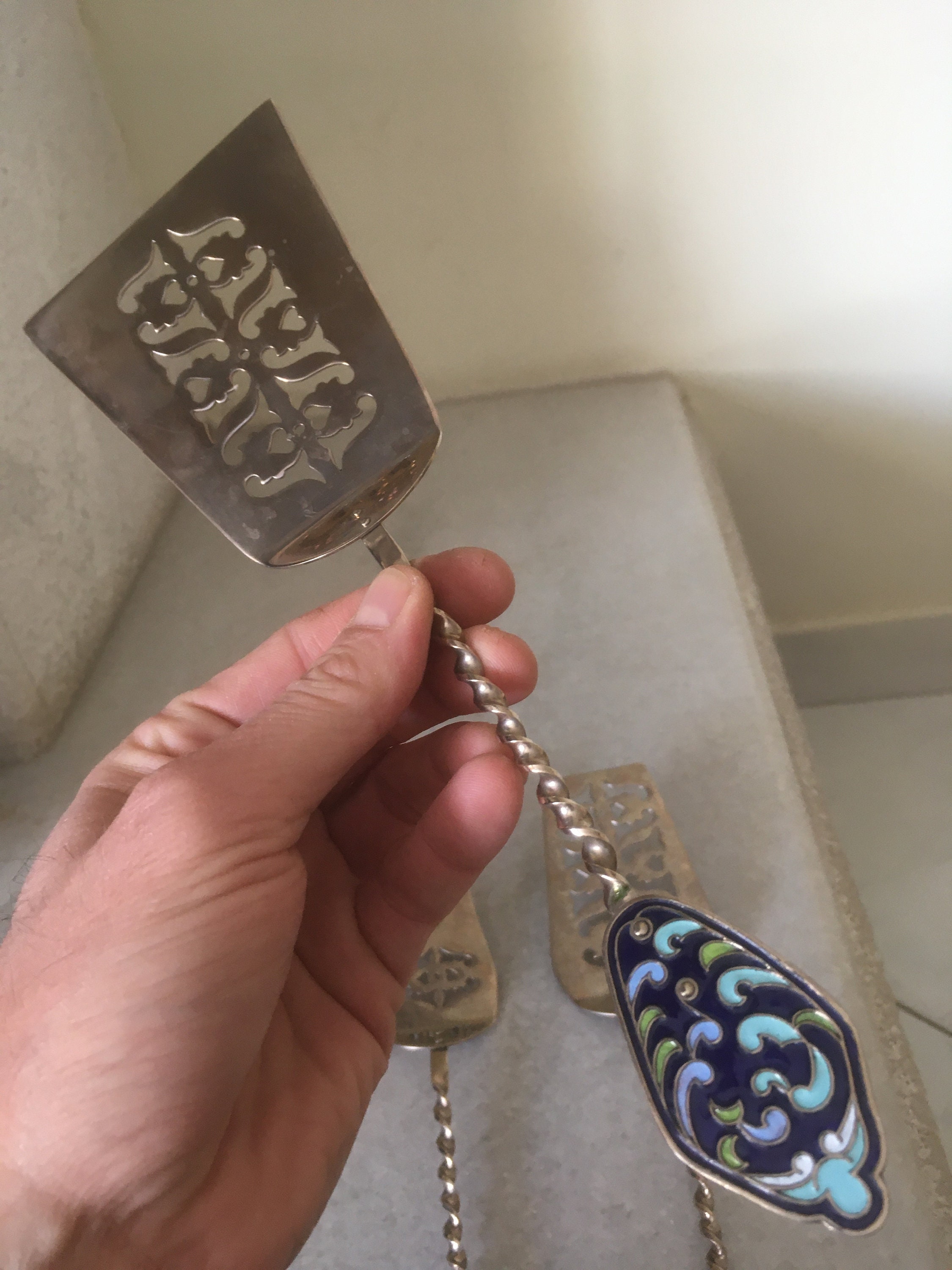 Vintage Classy Serving Utensils Set. Slotted Ornate Cutlery - Etsy