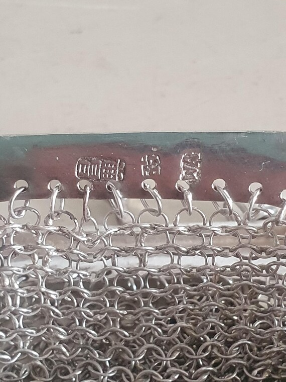 Antique Victorian Sterling Silver Mesh Coin Purse wit… - Gem