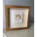 Gypsum Handcrafted Little Hand in a Box-like Wooden Frame With - Etsy