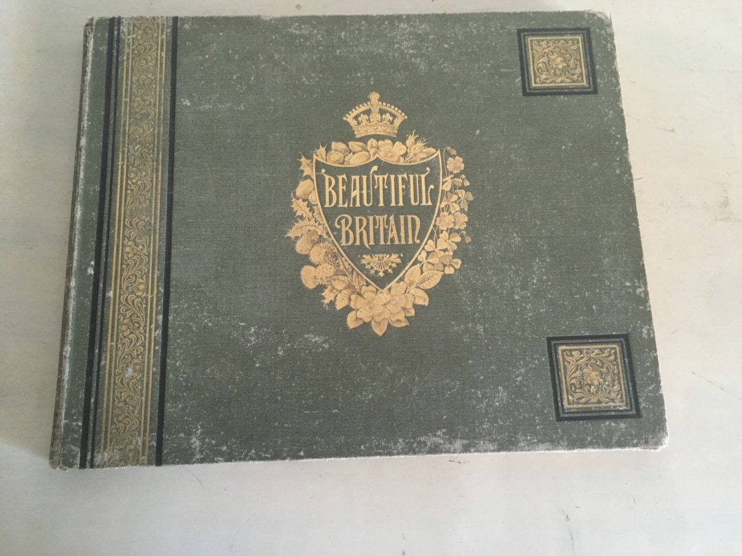 Oversized Antique Photo Book: Beautiful Britain, the Scenery and the ...