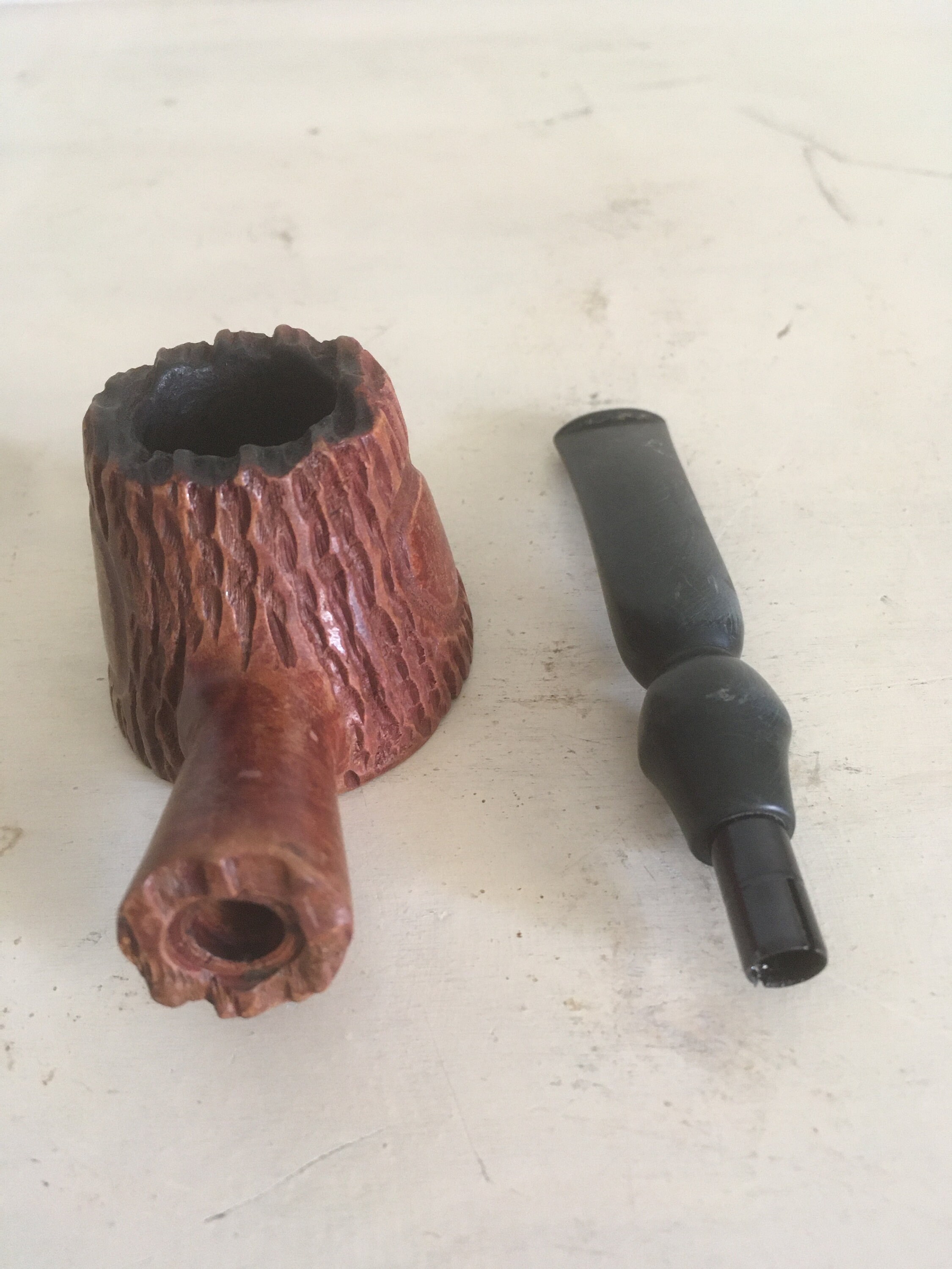 Dr. Grabow Free Hand Tobacco Pipe. Rusticated Hand Made Briar - Etsy