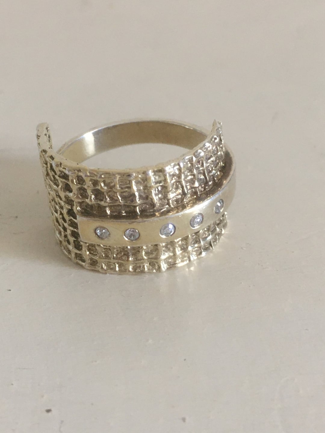 Cosmo Chaos Greek Signed Ring. Sterling Silver 925 Gold Plated Ring ...