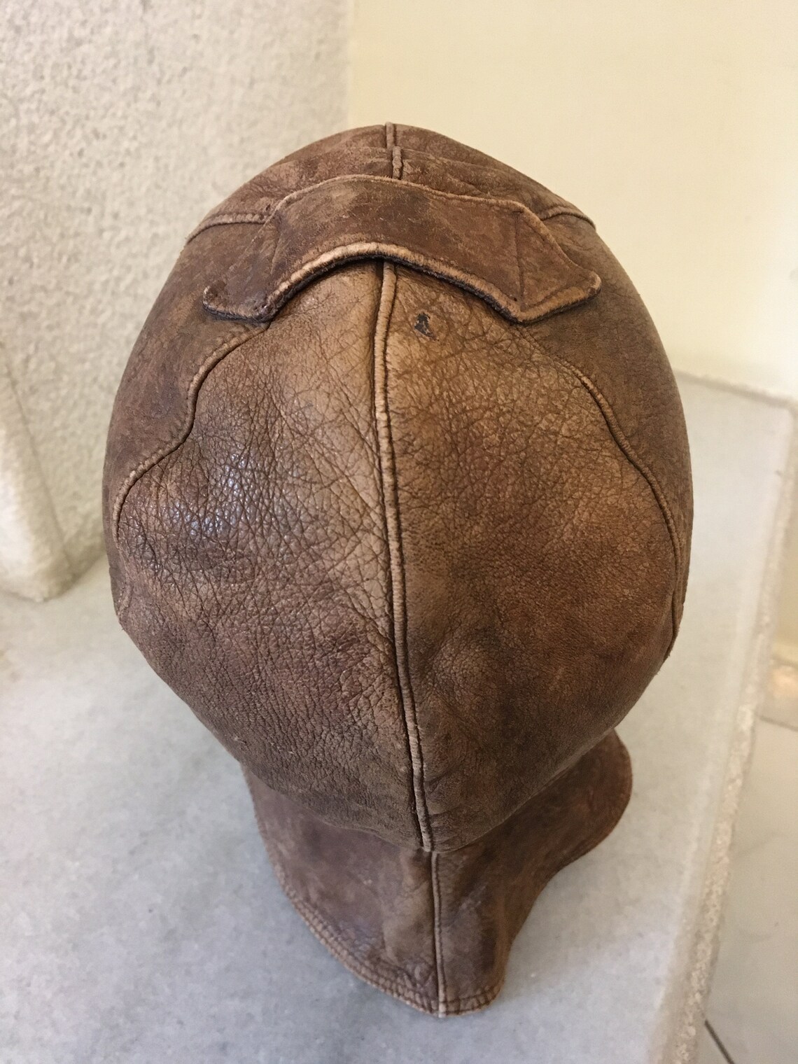 1940's WW2 Aviator Pilot Leather Helmet Hat. Vintage | Etsy