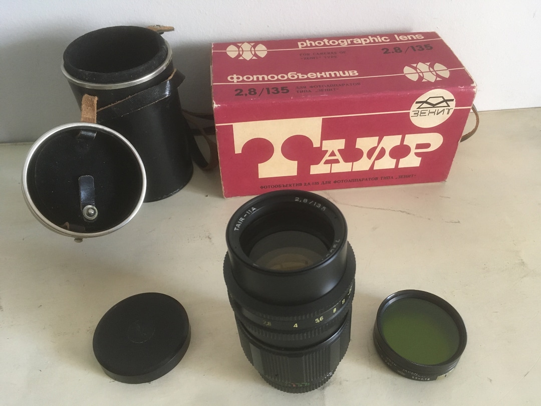 Tair 11A Russian M42 Lens 135 Mm F/2.8 for Zenith or Used With an ...