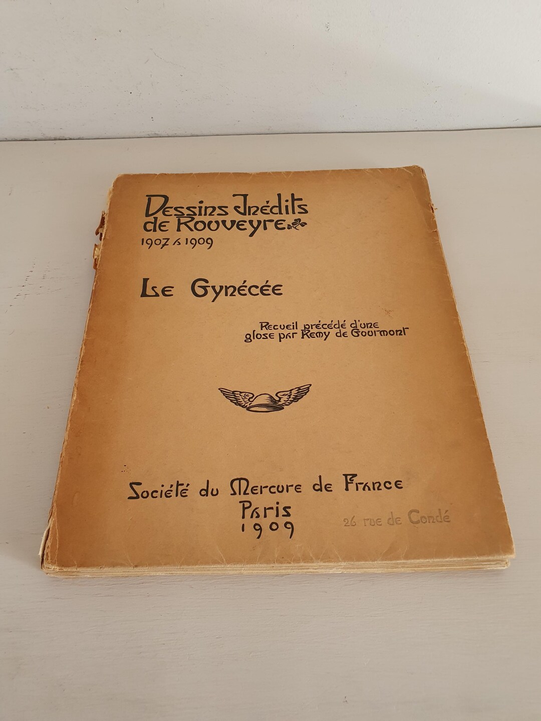 1909 “le Gynécée” by André Rouveyre, Mercure De France Paris, Limited ...