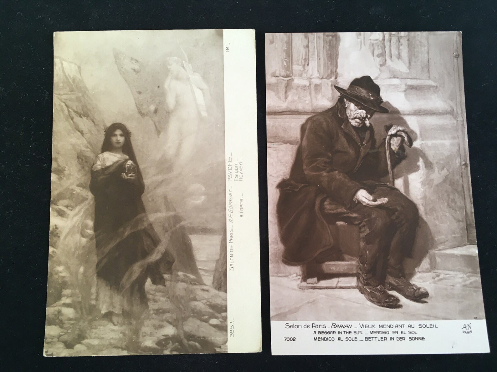 A Lot of 7 Early 1910's French Post Cards. Collectible Set - Etsy