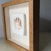 Gypsum Handcrafted Little Hand in a Box-like Wooden Frame With - Etsy