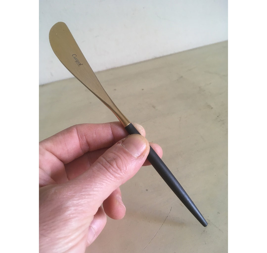 Cutipol Portugal Butter Knife. Collectible Design Black Gold Luxury ...