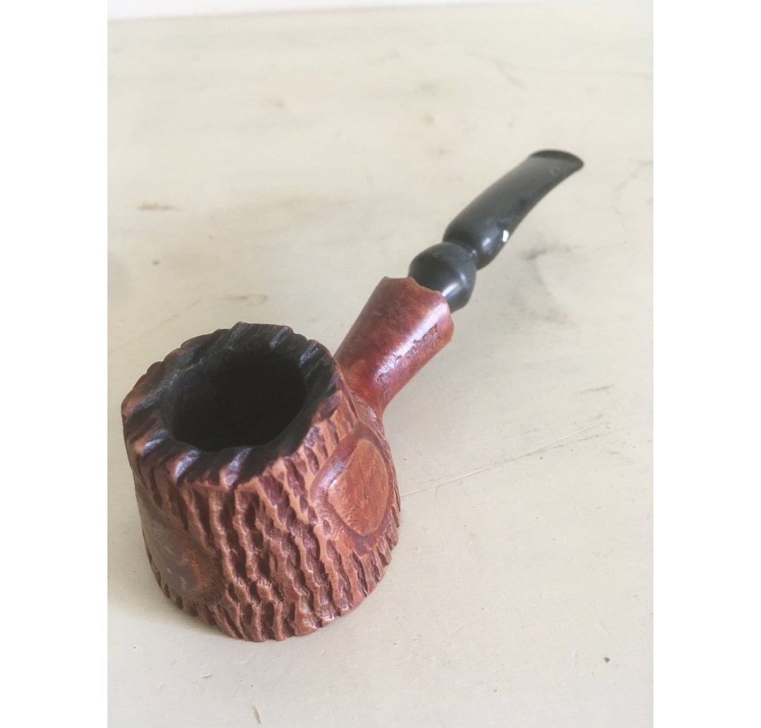 Dr. Grabow Free Hand Tobacco Pipe. Rusticated Hand Made Briar - Etsy