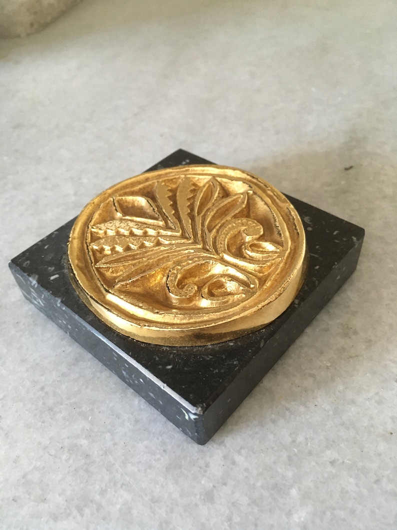 Benaki Museum Copy of Ancient Greek Bread Seal. Paper Weight "tree of ...
