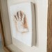 Gypsum Handcrafted Little Hand in a Box-like Wooden Frame With - Etsy