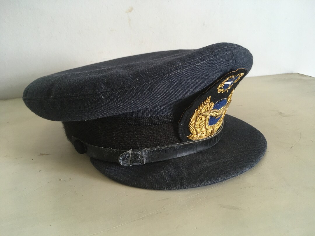 1980's Greek Air Force Officer Hat. Collectible Vintage Militaria Hat ...