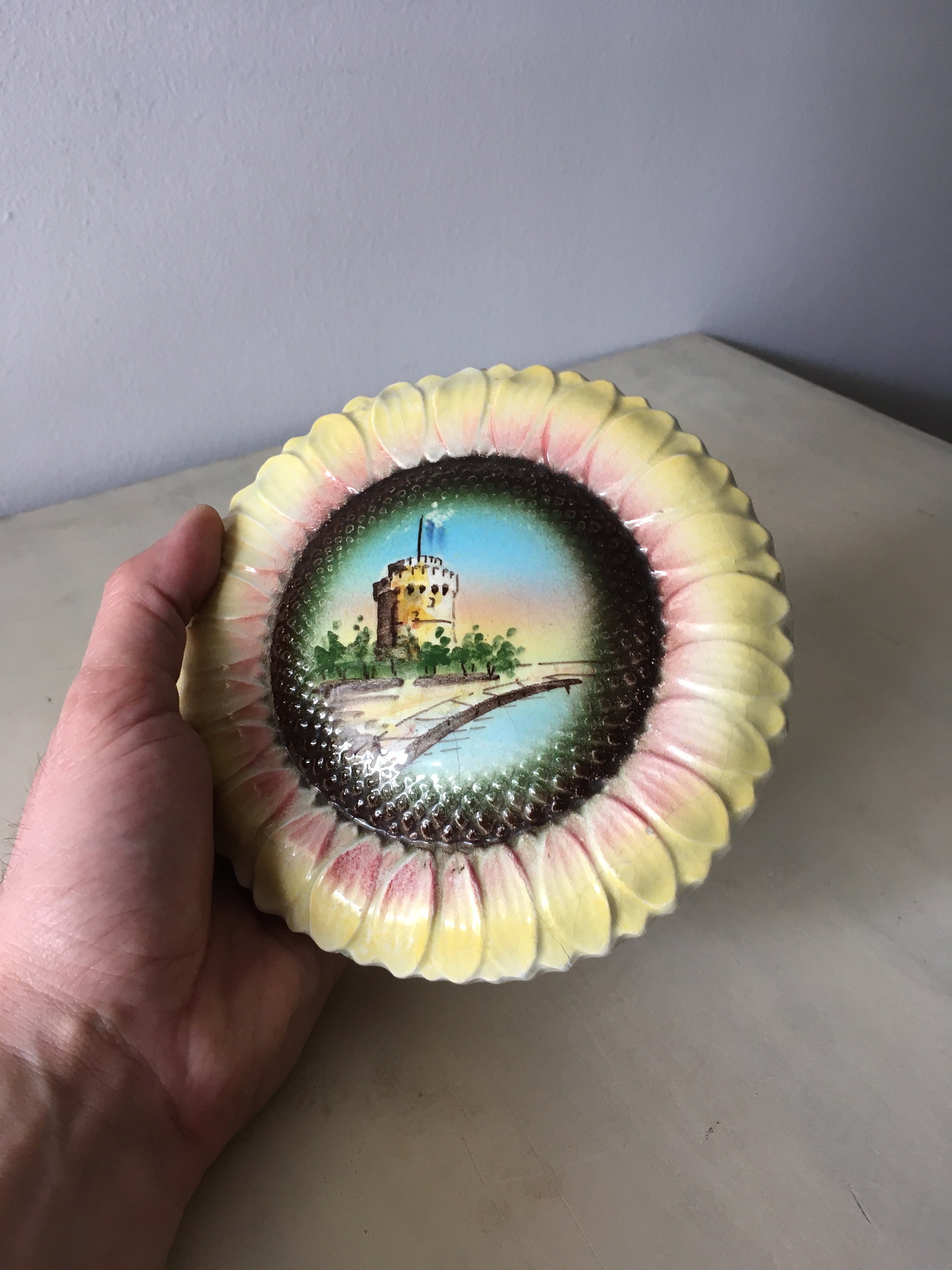 Repoussé Porcelain Greek Hangings. Parthenon and White Tower | Etsy