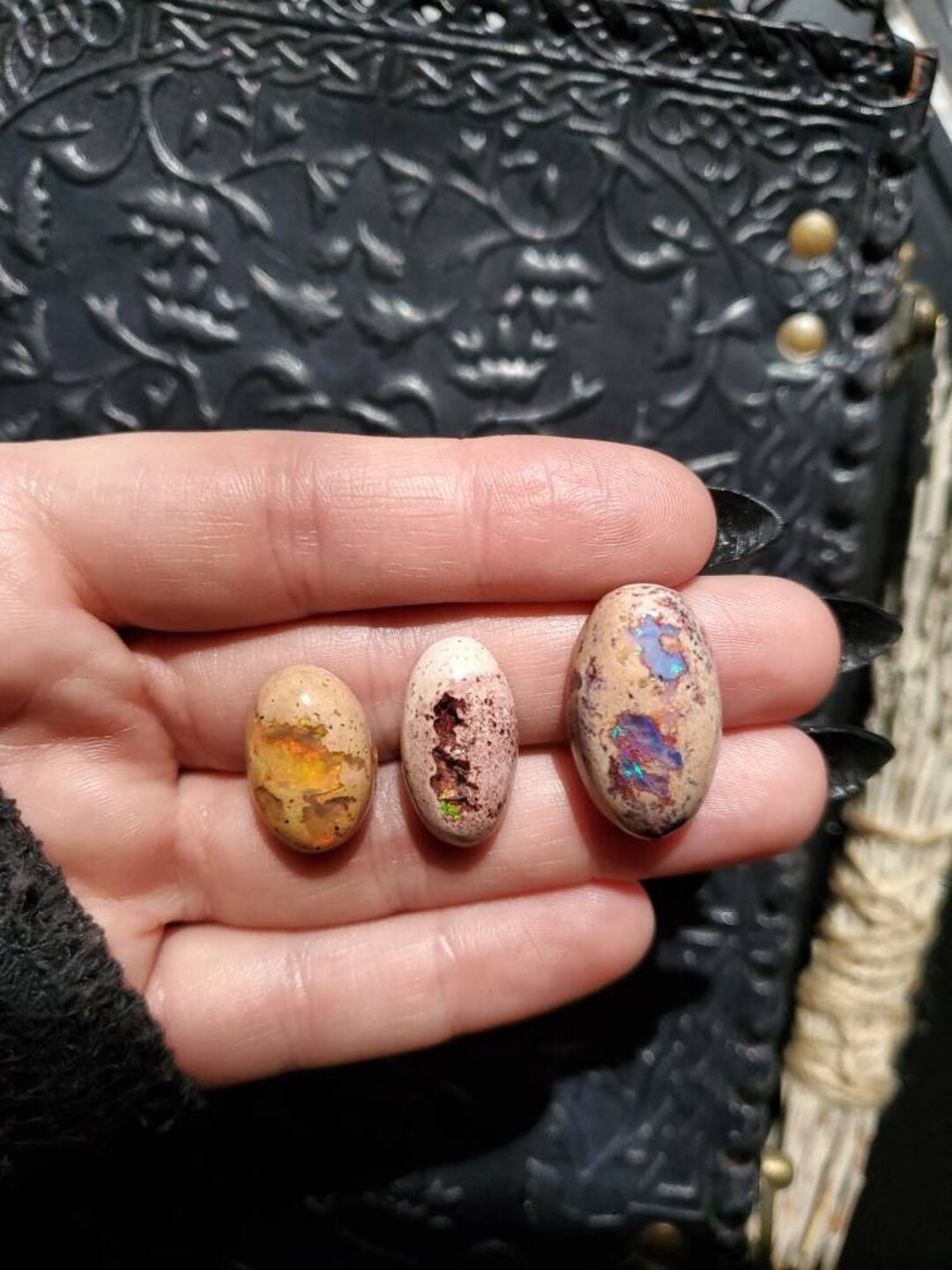 Mexican Fire Opal Ring, Made-to-order - Etsy