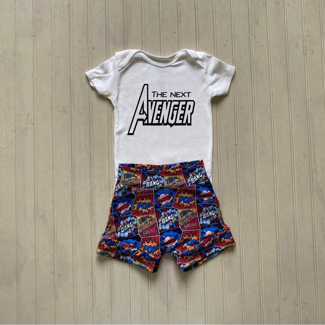The Next Avenger Baby Outfit, Marvel Outfit, Superhero Baby Boy Outfit ...