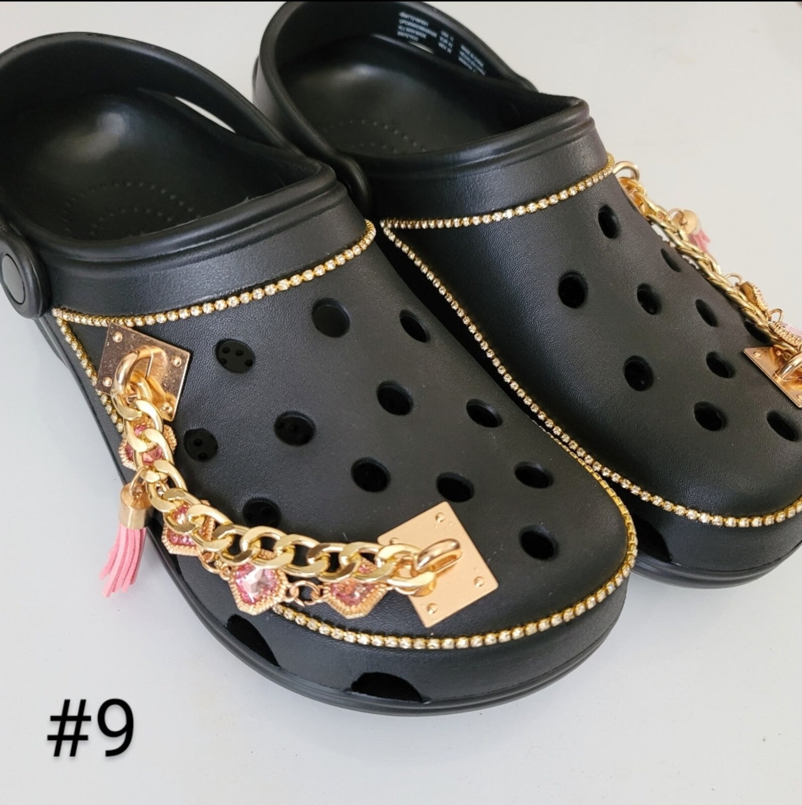 Crocs Chain 3pc Bundle Shoe Charms | Etsy