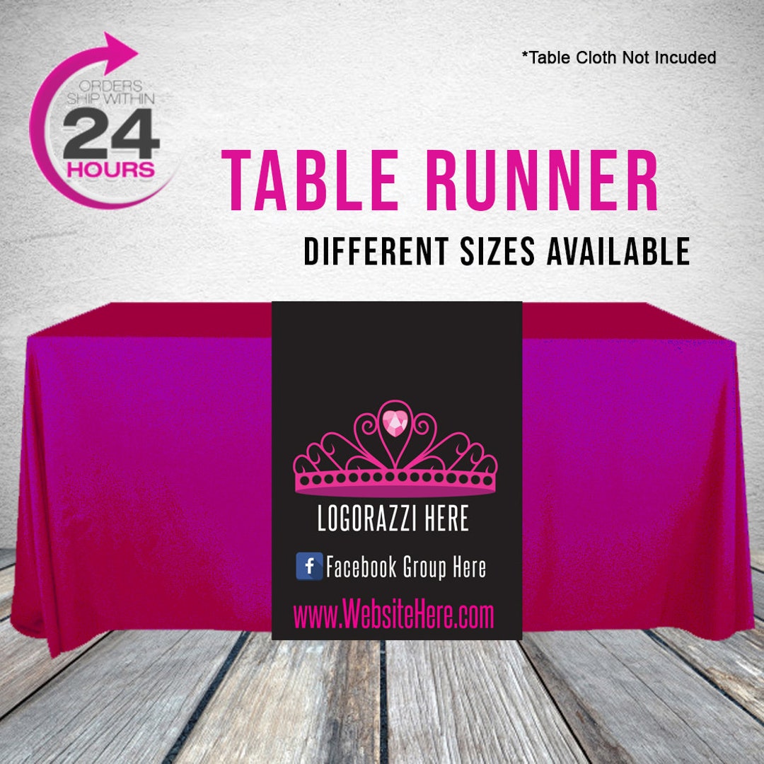 Custom Jewelry Table Runner, Paparazzi Style Table Runner , Bling Table ...