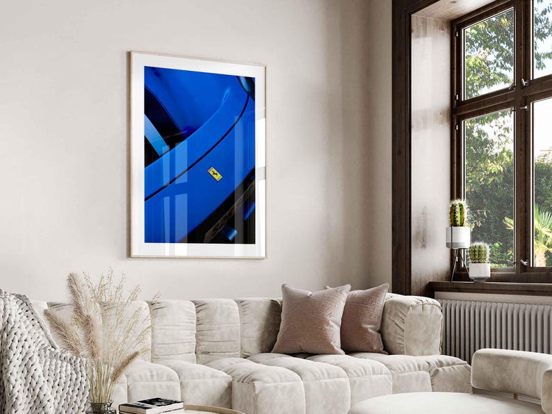 Blue Ferrari Wall Art, F1 Poster Formula One - Etsy UK