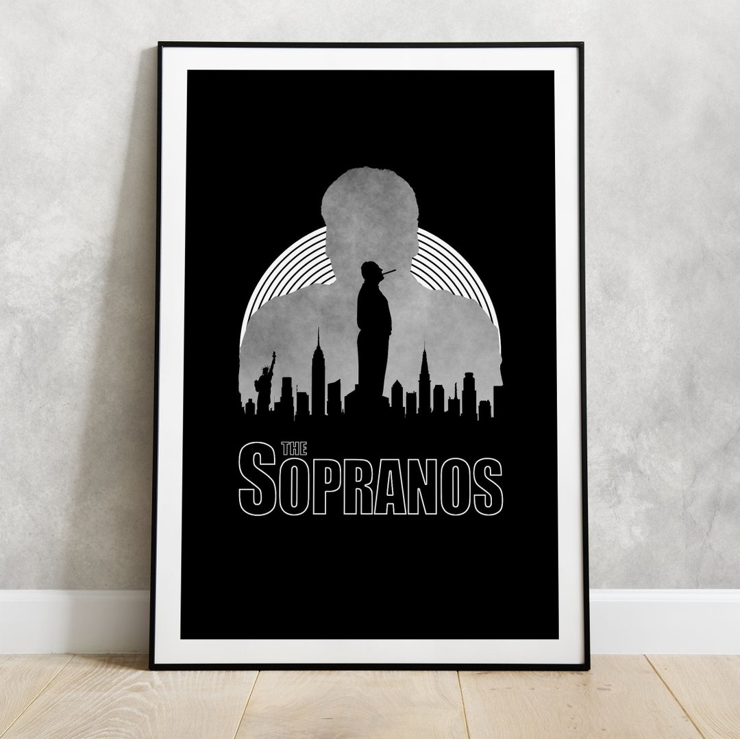 L'affiche des Sopranos - James Gandolfini Tony Soprano - Mob Mafia ...