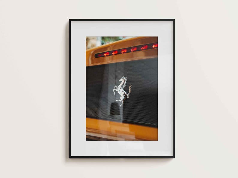 Ferrari Logo Poster, F1 Wall Art Formula One - Etsy UK