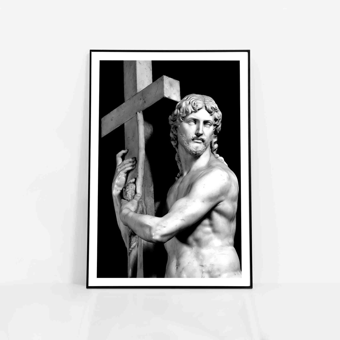 Michelangelo's Risen Christ Poster: Italian Renaissance Art Print - Etsy
