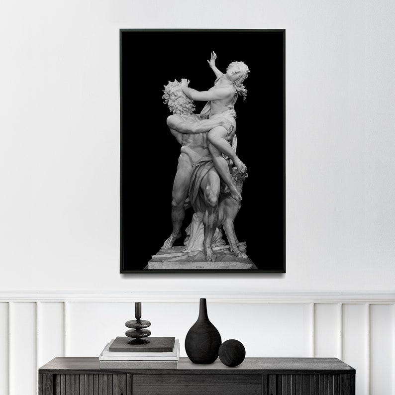 Poster the Rape of Proserpina Print Bernini PRINT - Etsy