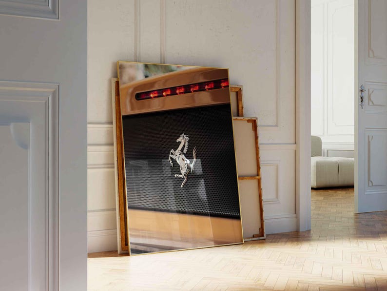 Ferrari Logo Poster, F1 Wall Art Formula One - Etsy UK