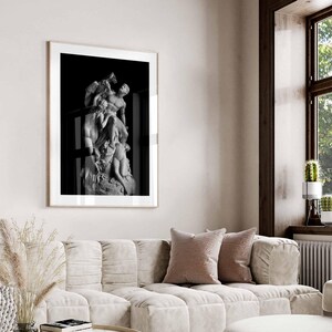 Poster Prometheus Bound and the Oceanids Sculpture Print by Eduard ...