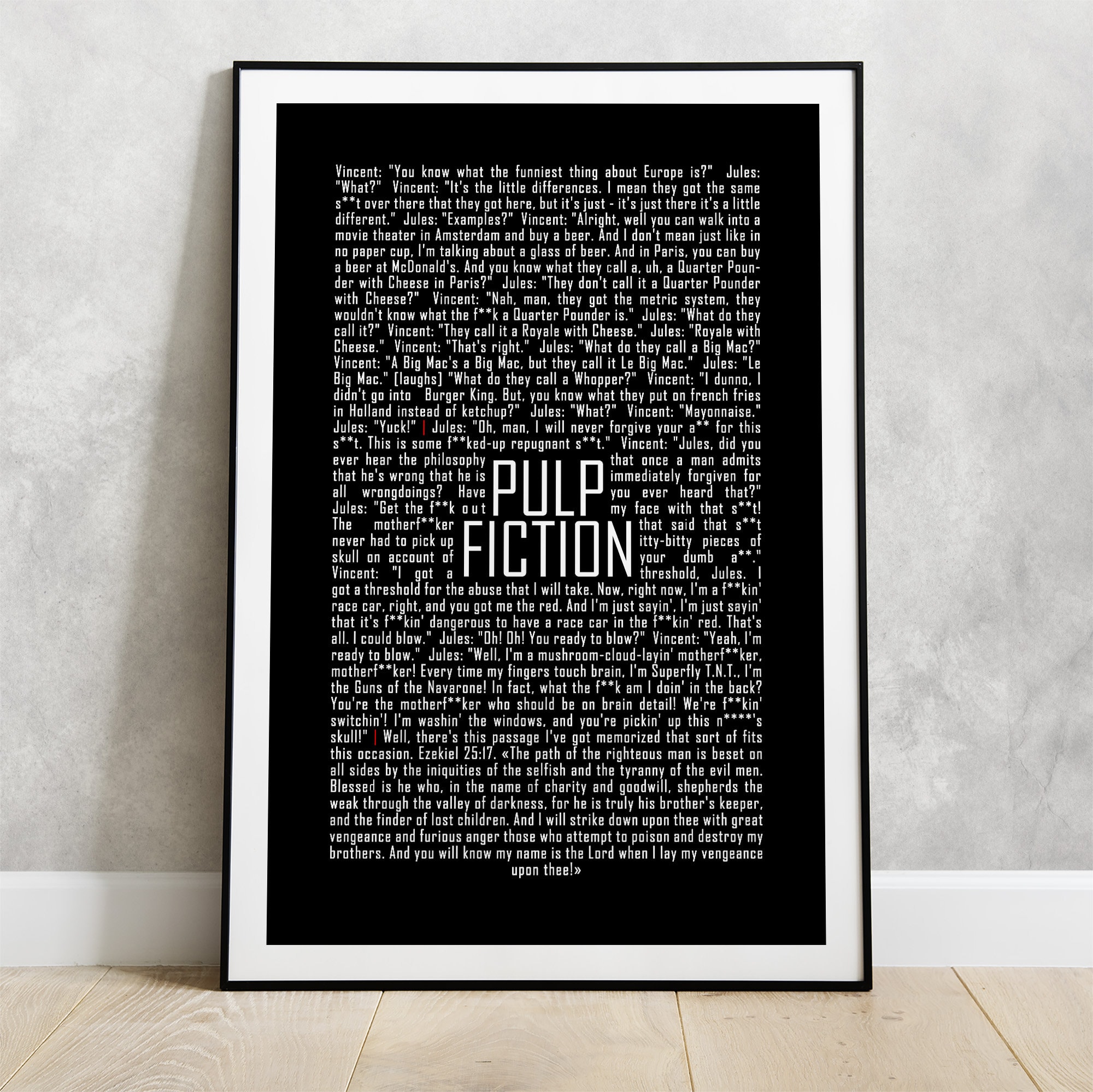 Pulp Fiction Quotes Wallpaper