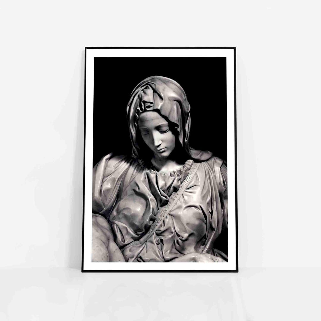 The Pieta Michelangelo Poster: Renaissance Wall Art Print - Etsy